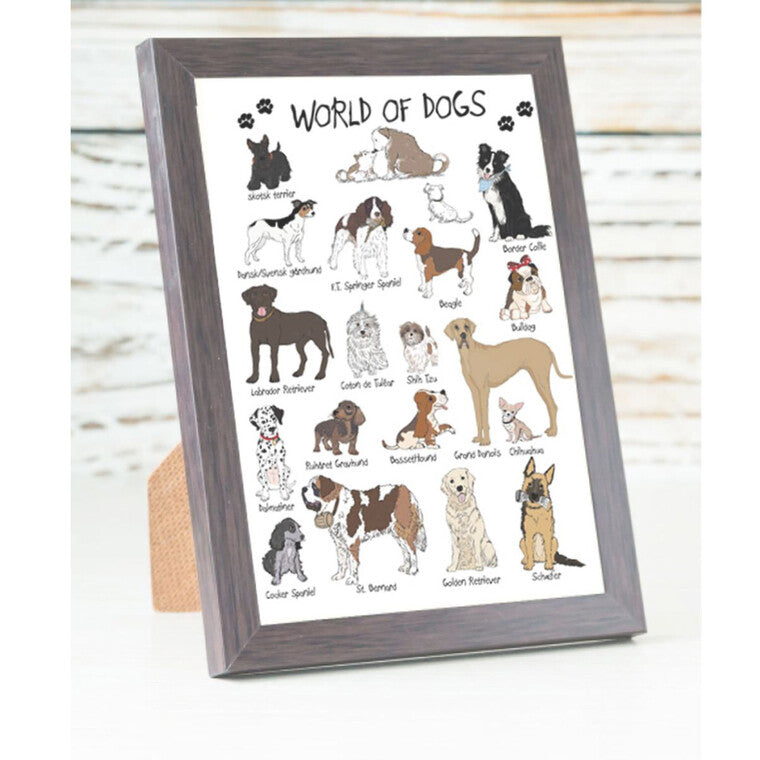 World Of dogs A6 kort